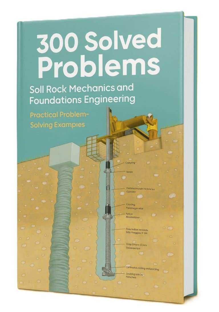 300 Solved Problems Soil Rock Mechanics and Foundations Engineering