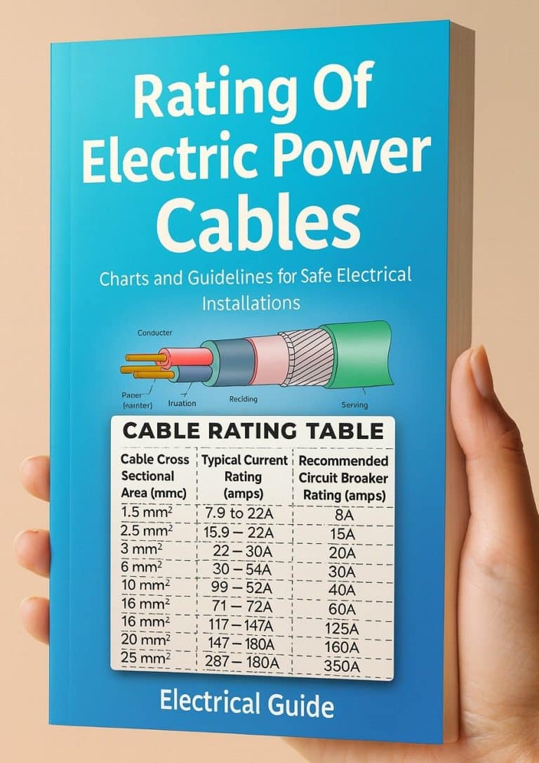 Rating Of Electric Power Cables