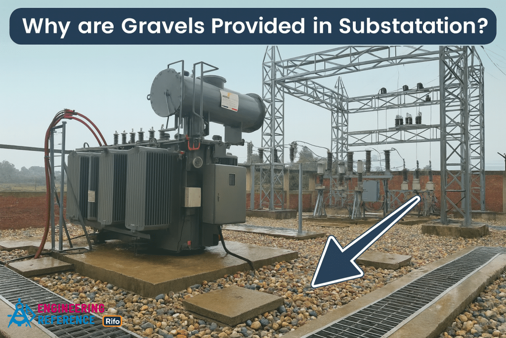 Why are Stones Used in an Electrical Substation?